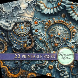 Digital Printable Scrapbook Paper Pack Junk Journal Paper Patchwork ...