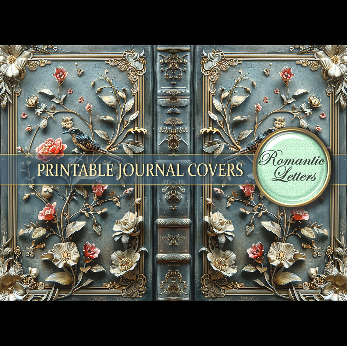 Printable Journal Covers Digital Printable Junk Journal Cover Old Book ...