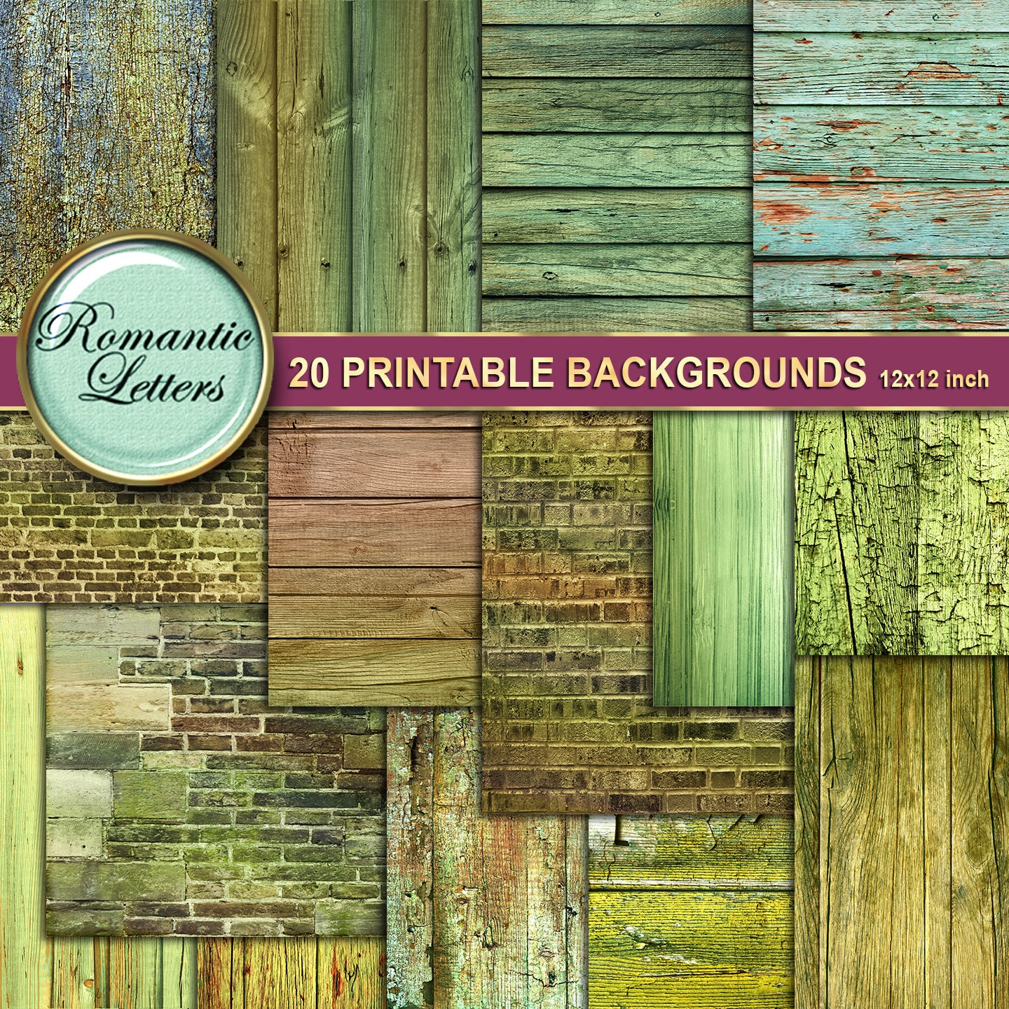 Autumn Wood Digital Texture Digital Scrapbook Paper Background - Etsy