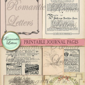 Digital Paper Pack Scrapbook Background Paper Digital Printable Journal ...