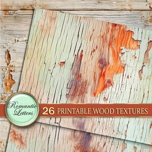 Digital Paper Wood Grain Texture Background Wood Scrapbook Paper ...