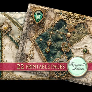 Digital Printable Scrapbook Paper Pack Junk Journal Pages Printable ...