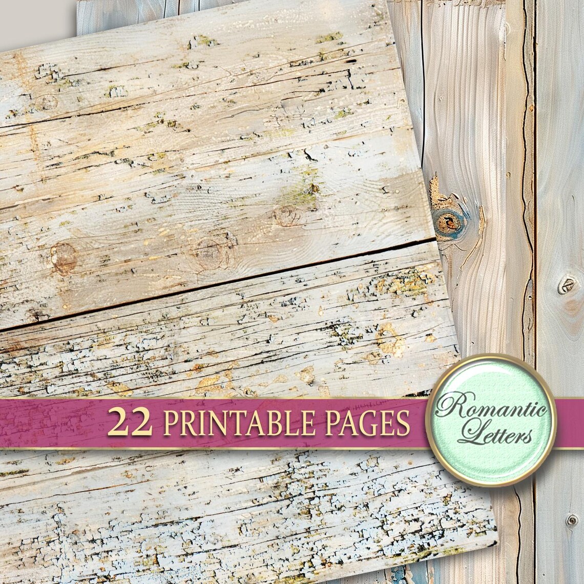 Digital Paper White Wood Digital Scrapbook Paper Pack White Wood ...