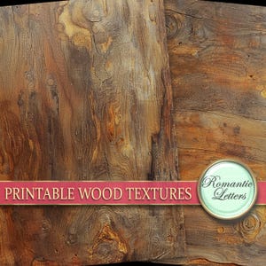 Digital Paper Wood Texture Background Digital Scrapbook Paper Digital ...