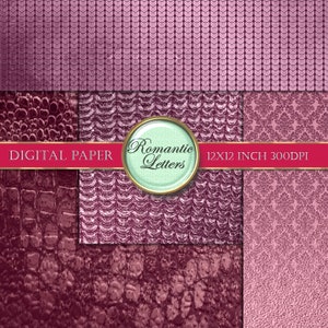Burgundy Digital Paper Scrapbook Paper Sequin Background Paper Gold ...