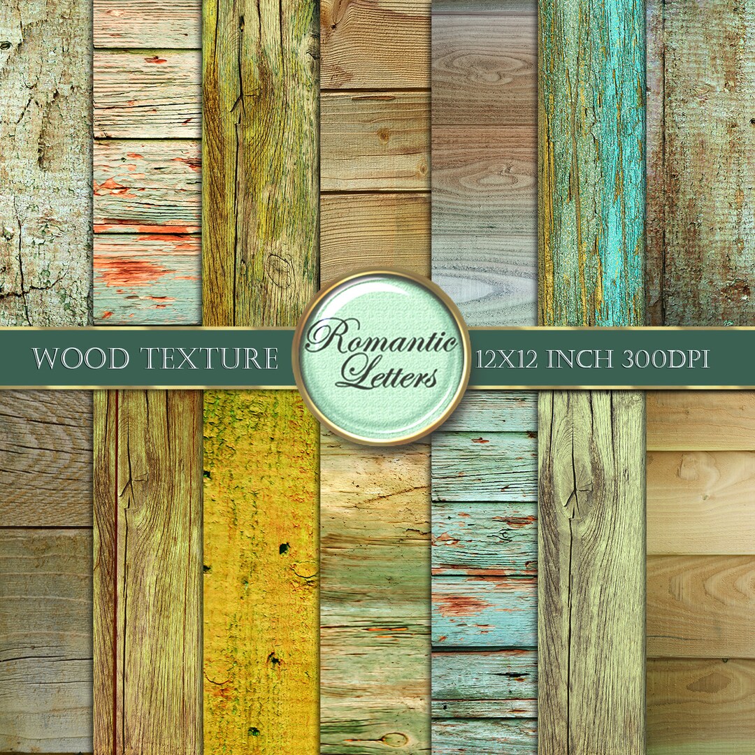 Wood Texture Digital Paper Pack Digital Scrapbook Paper Wood Digital ...