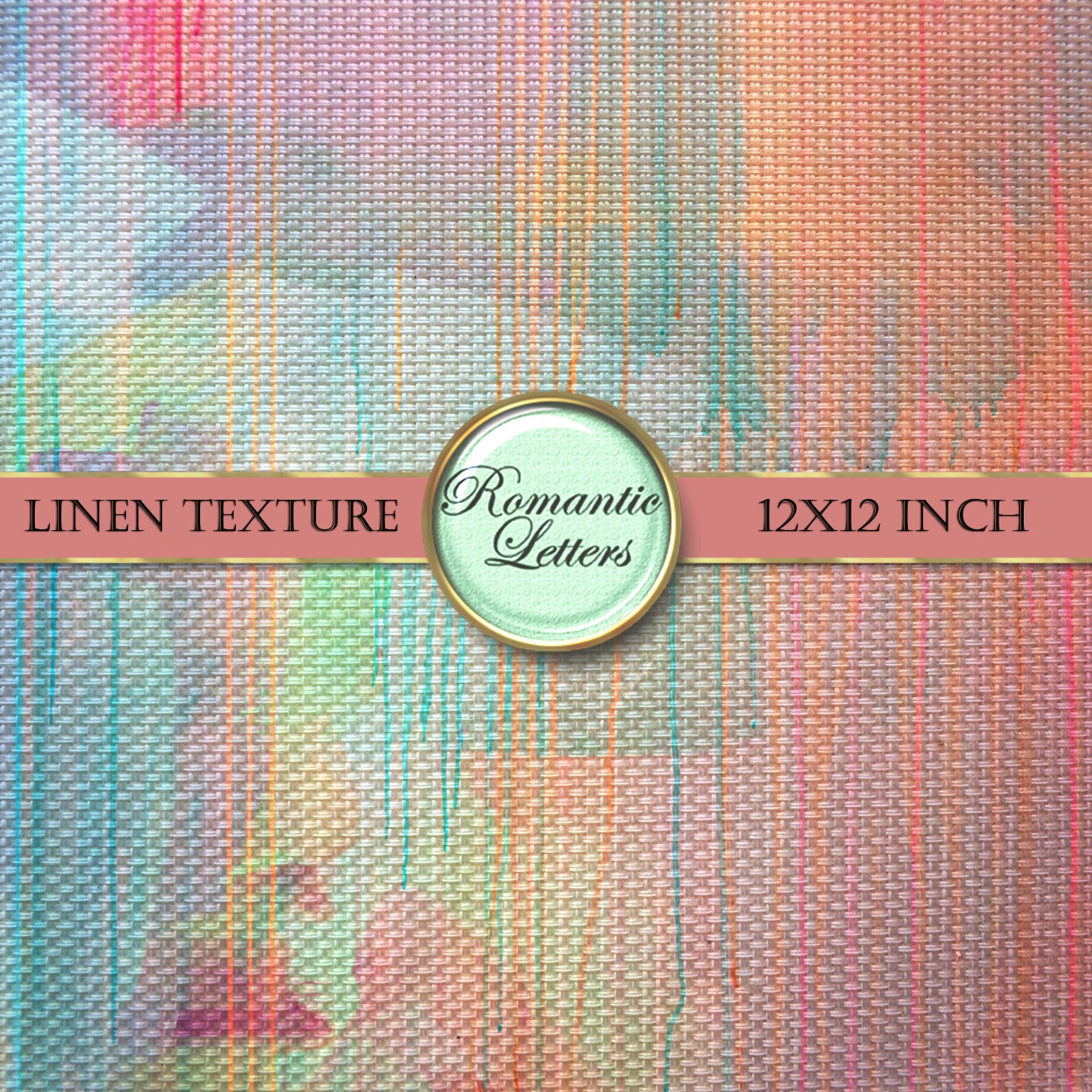 Digital Linen Texture Digital Scrapbook Paper Pack Pastel Burlap Paper ...