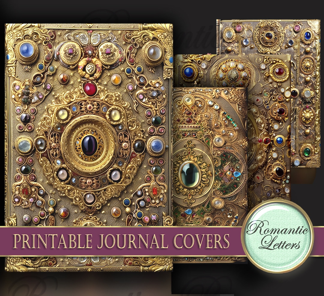Printable Journal Covers Digital Scrapbooking Paper Printable Junk ...