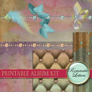 Printable Scrapbook Album Paper Printable Scrapbook Kit Paper 12x12 ...