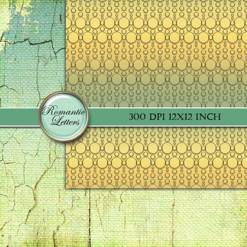Gold Digital Scrapbooking Paper Pack Digital Gold Paper | Etsy