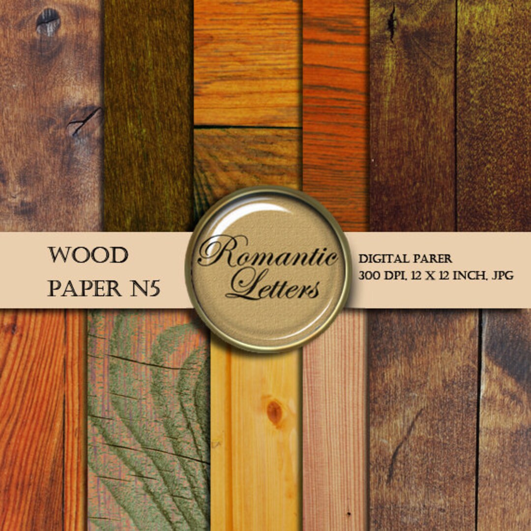 Wood Digital Paper Digital Dark Old Wood Scrapbook Paper Digital Old ...