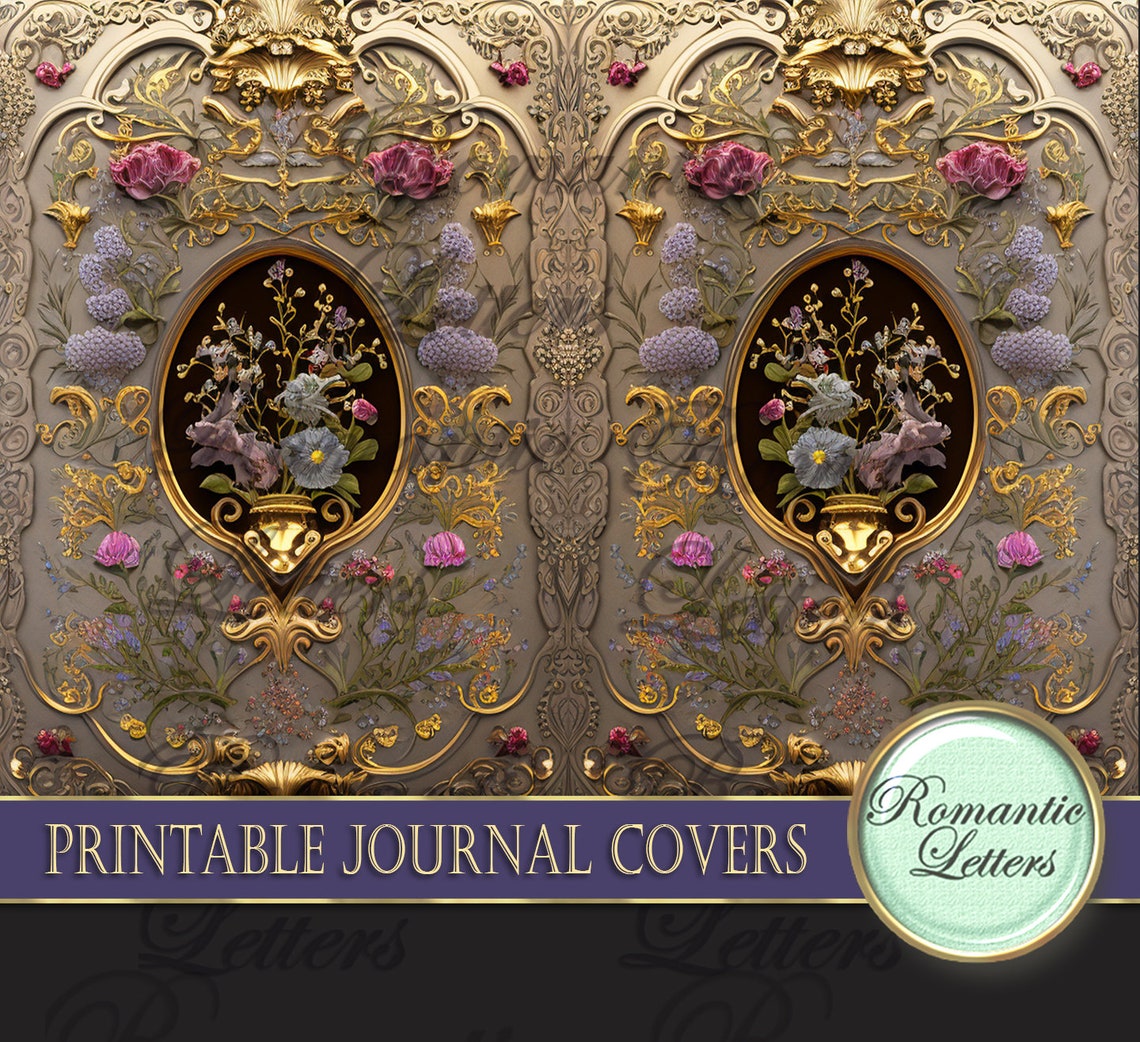 Printable Journal Covers Digital Scrapbooking Printable Junk Journal ...