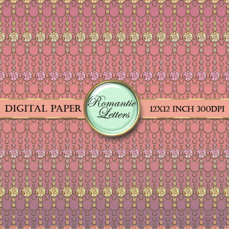 Vintage Digital Paper Pack Scrapbook Album Background Paper - Etsy