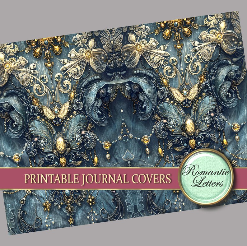 Printable Journal Covers Digital Printable Old Book Cover Fantasy Magic ...