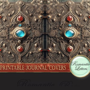 Printable Journal Covers Digital Scrapbooking Paper Printable Junk ...