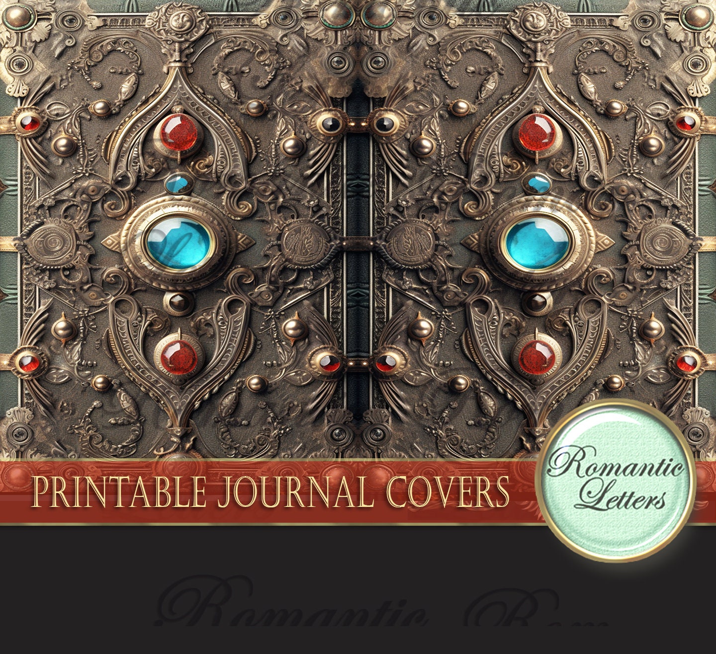 Printable Journal Covers Digital Scrapbooking Paper Printable Junk ...