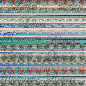 Baroque Lace Clip Art Digital Printable Scrapbook Elements Borders Clip ...