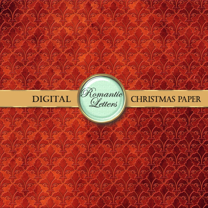 Christmas Digital Paper Pack Digital Christmas Scrapbook Paper - Etsy