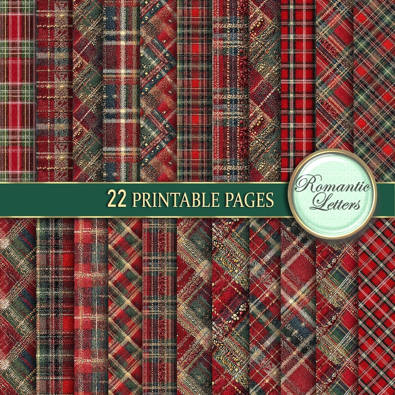 Christmas Plaid - Etsy