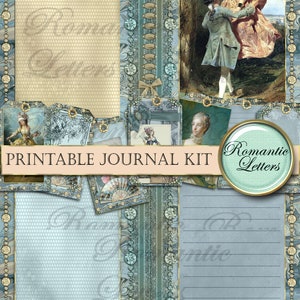 Printable Journal Kit Digital Printable Collage Sheet Printable Journal ...