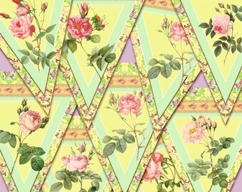 Shabby Chic Floral | Etsy