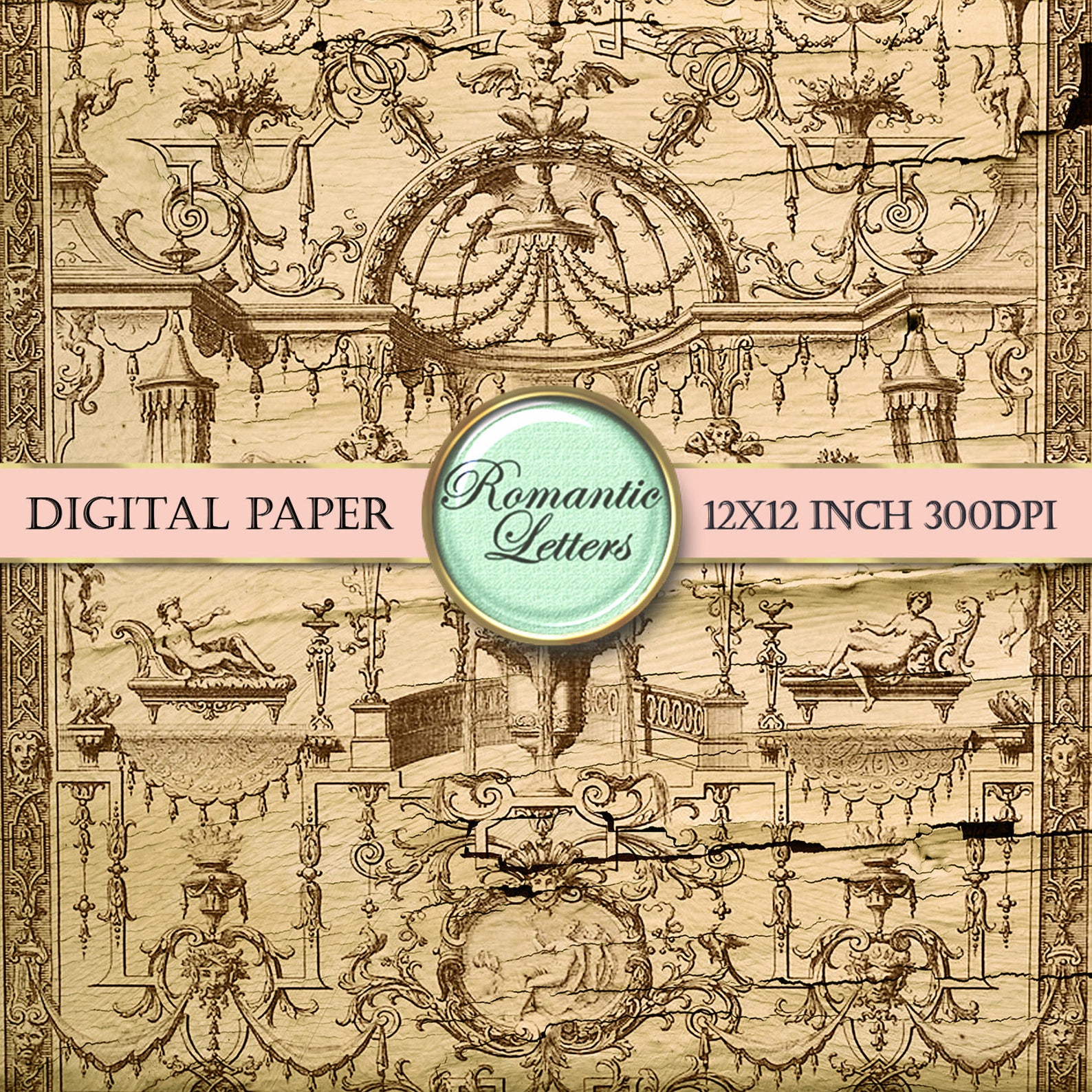 Digital Scrapbook Album Paper Pack Digital Background Paper Shabby Chic ...