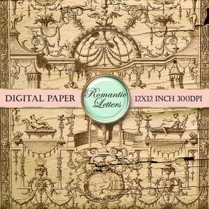 Digital Scrapbook Album Paper Pack Digital Background Paper Shabby Chic ...