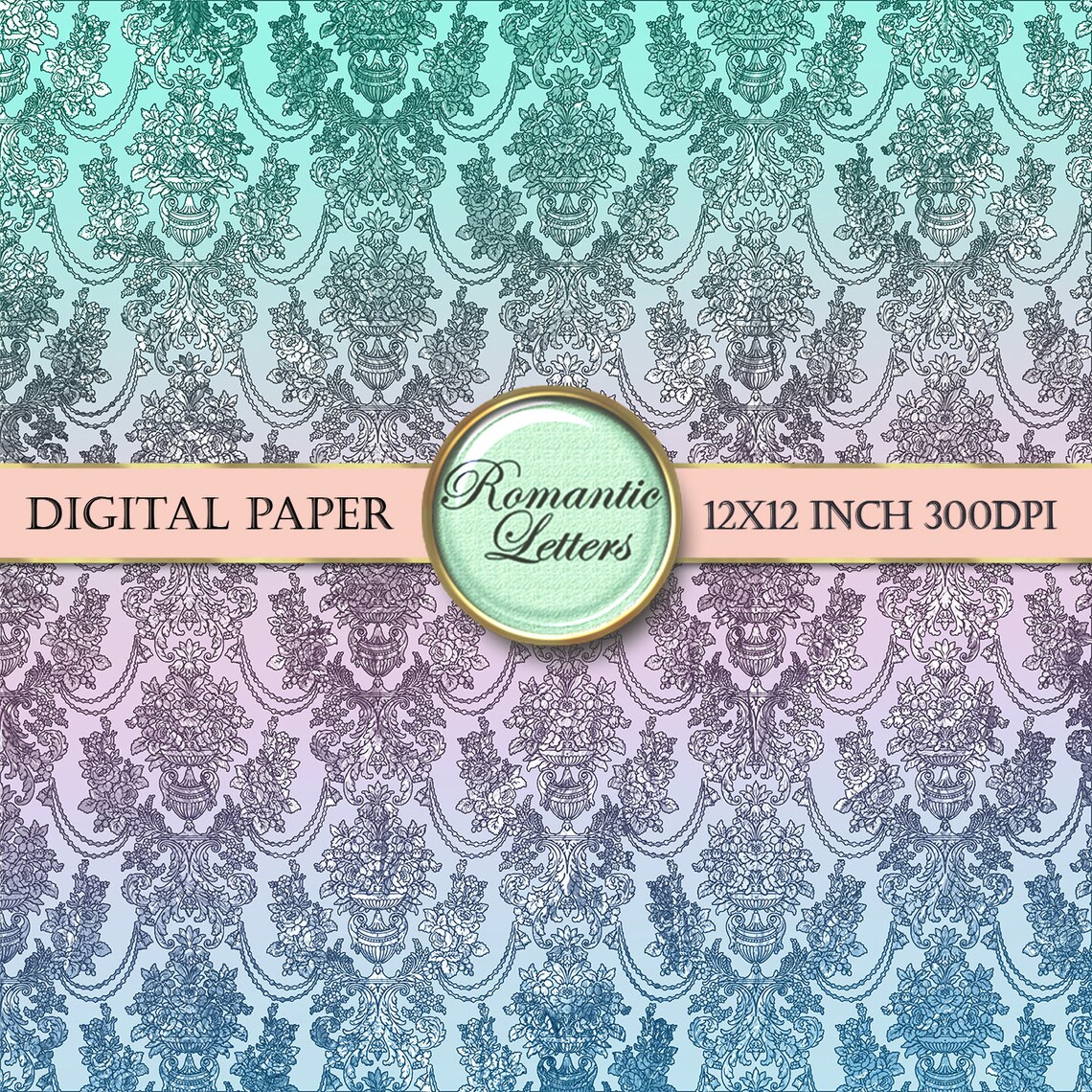 Wedding digital scrapbook album paper pack digital background | Etsy