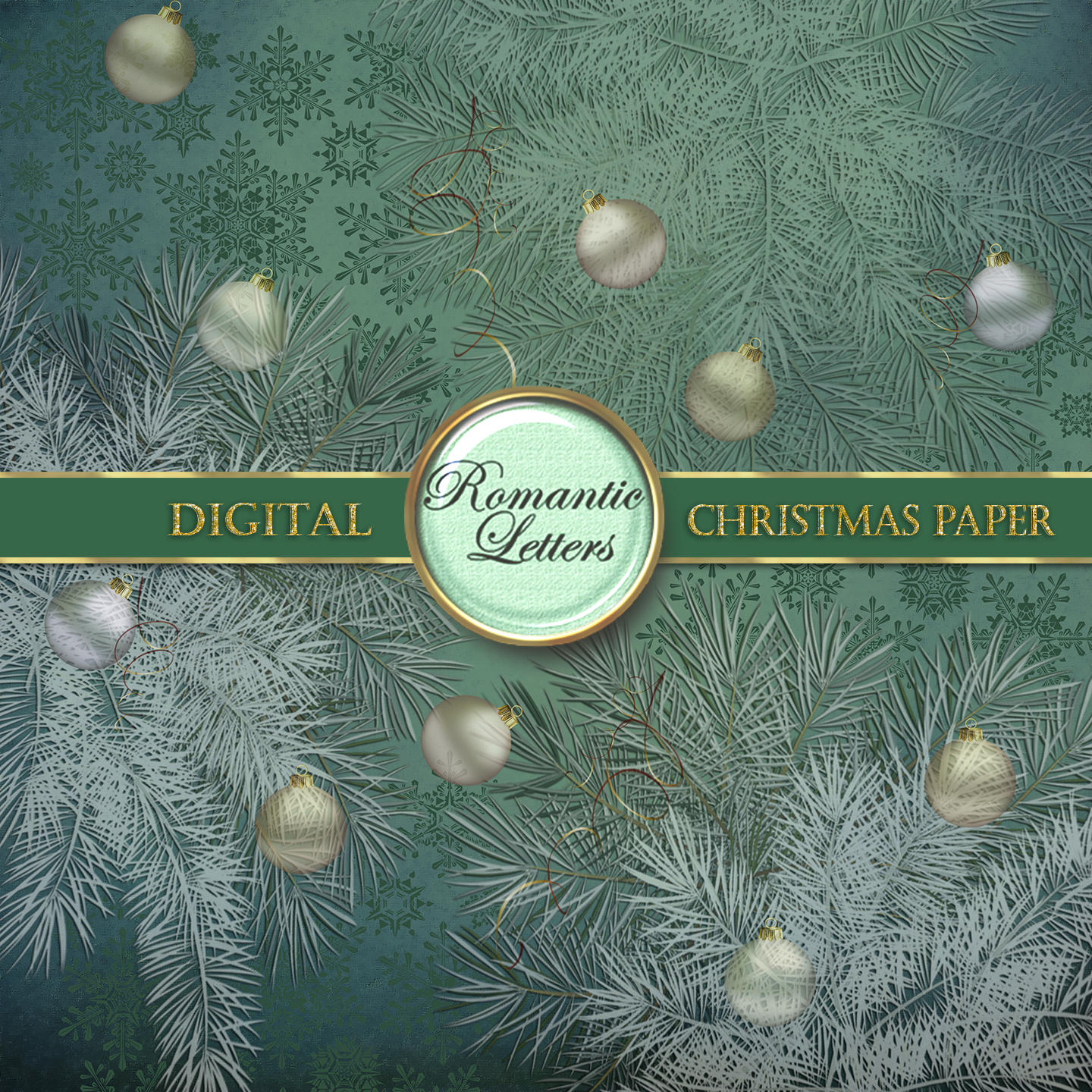 Digital Paper Pack Christmas Digital Christmas Printable Scrapbook ...