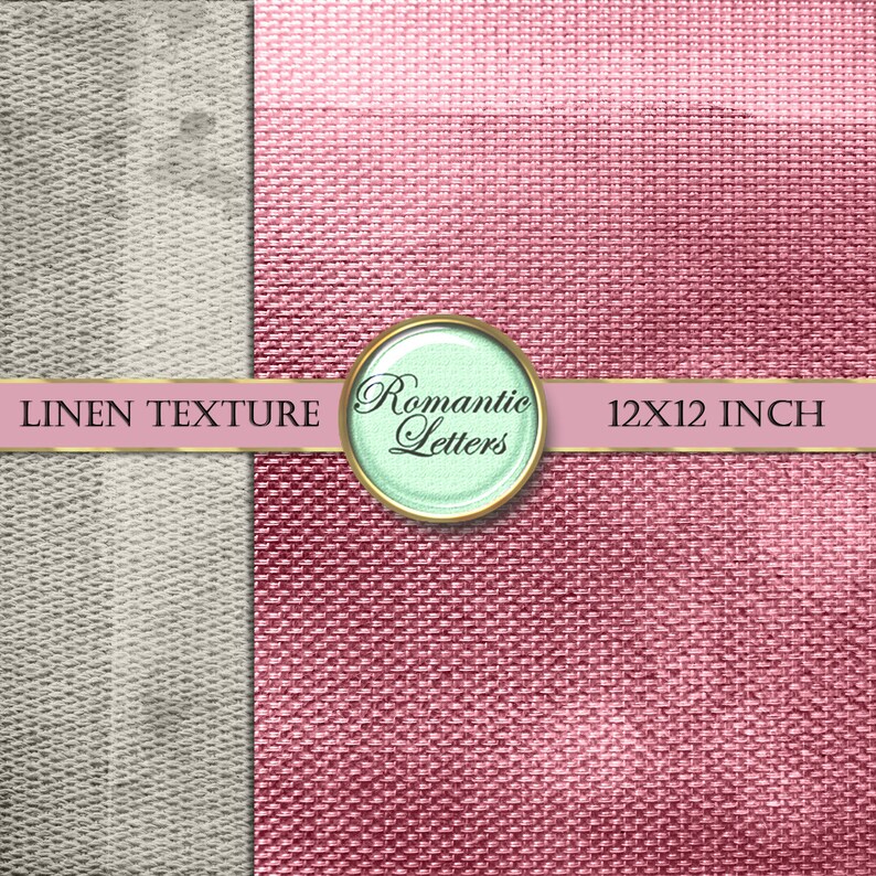 Digital Linen Texture Printable Scrapbook Paper Pack Fabric - Etsy