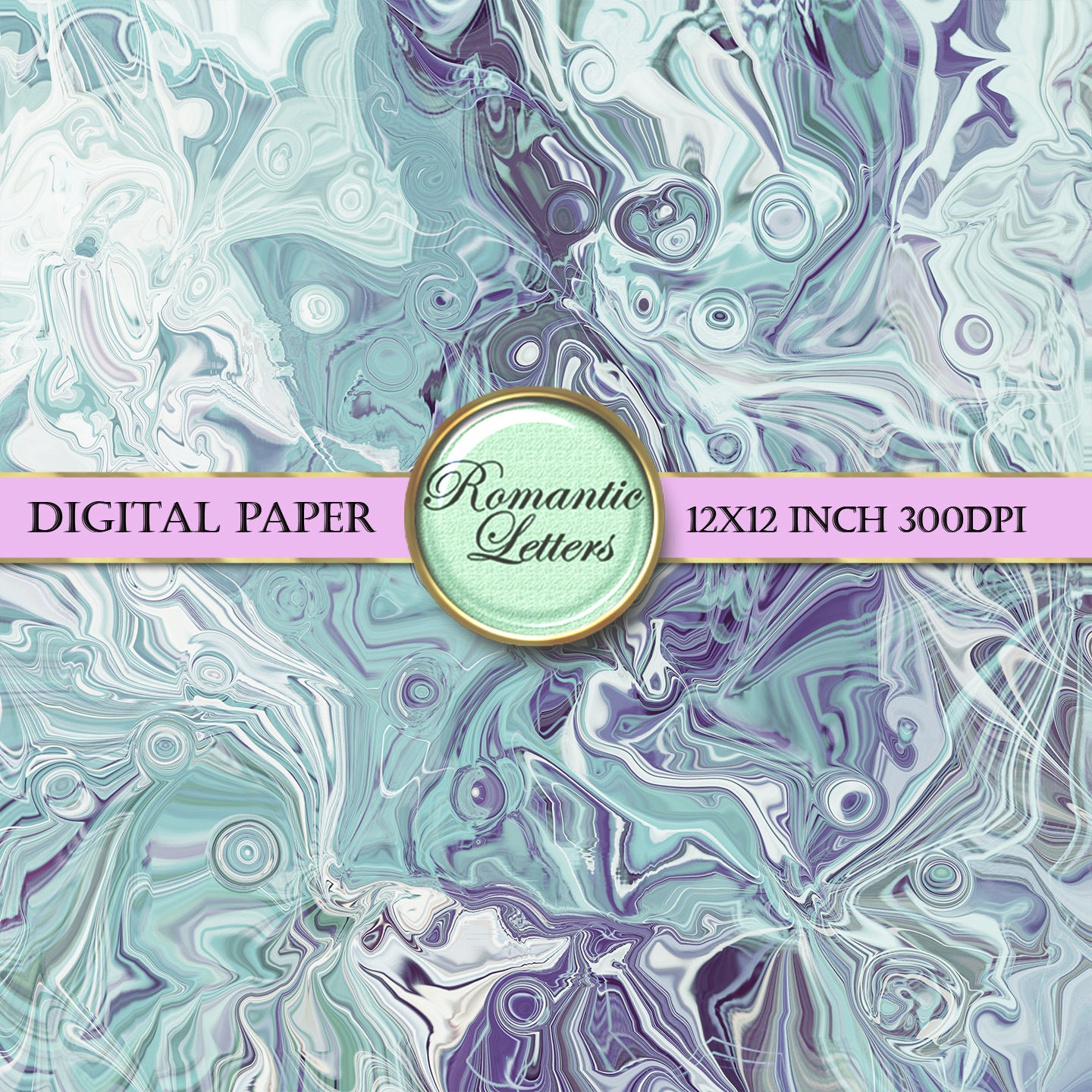 Marbled digital paper pack digital scrapbook background | Etsy
