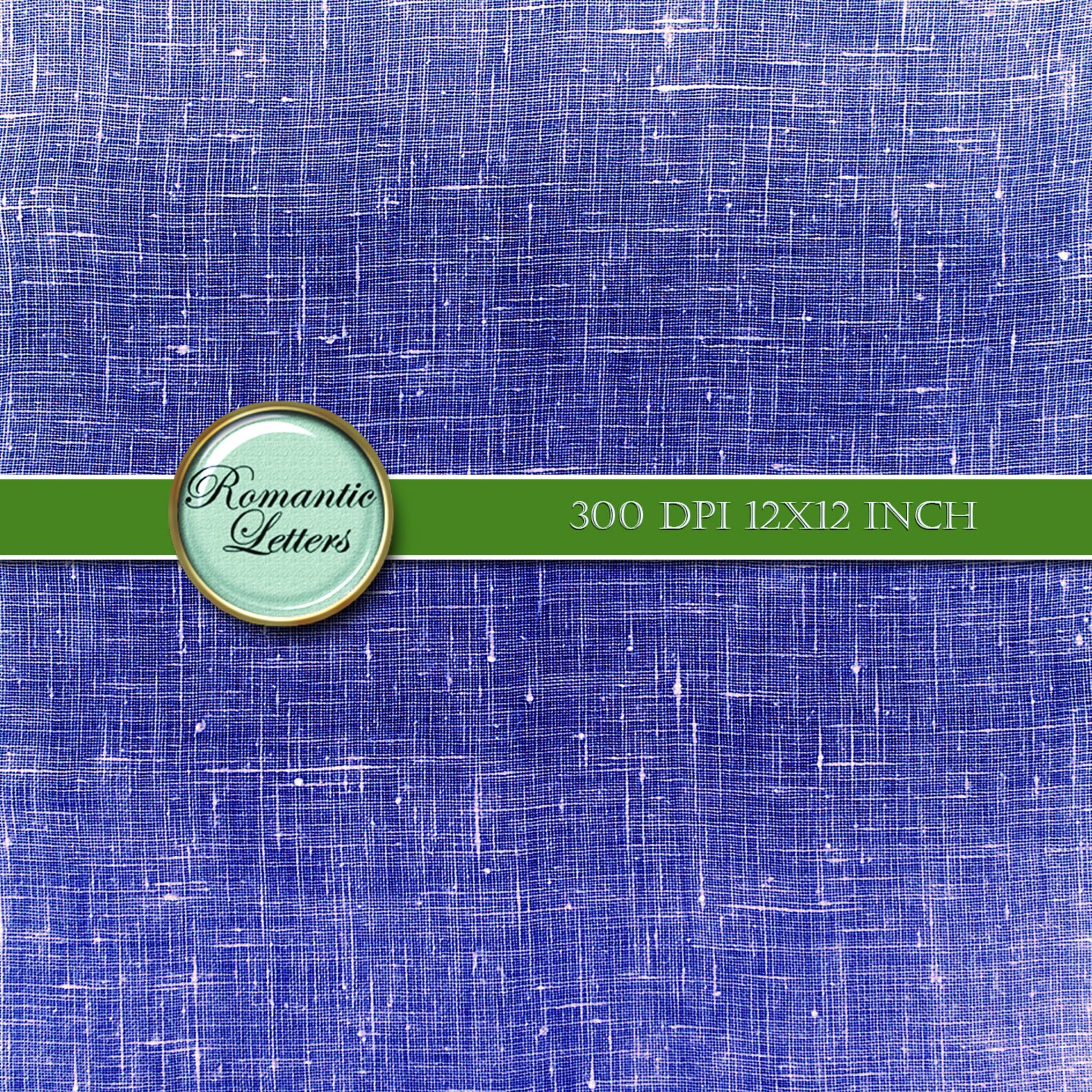 Digital Paper Pack Blue Linen Texture Digital Scrapbooking Paper ...