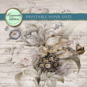 Digital Vintage Paper Digital Scrapbook Vintage Paper Vintage Digital ...