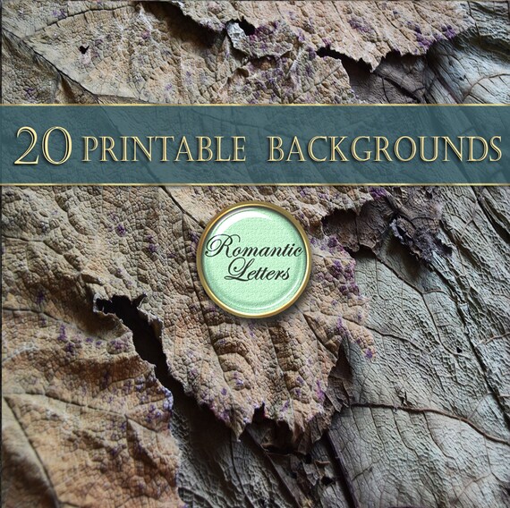 Autumn Leaves Digital Paper Background Grunge Digital - Etsy