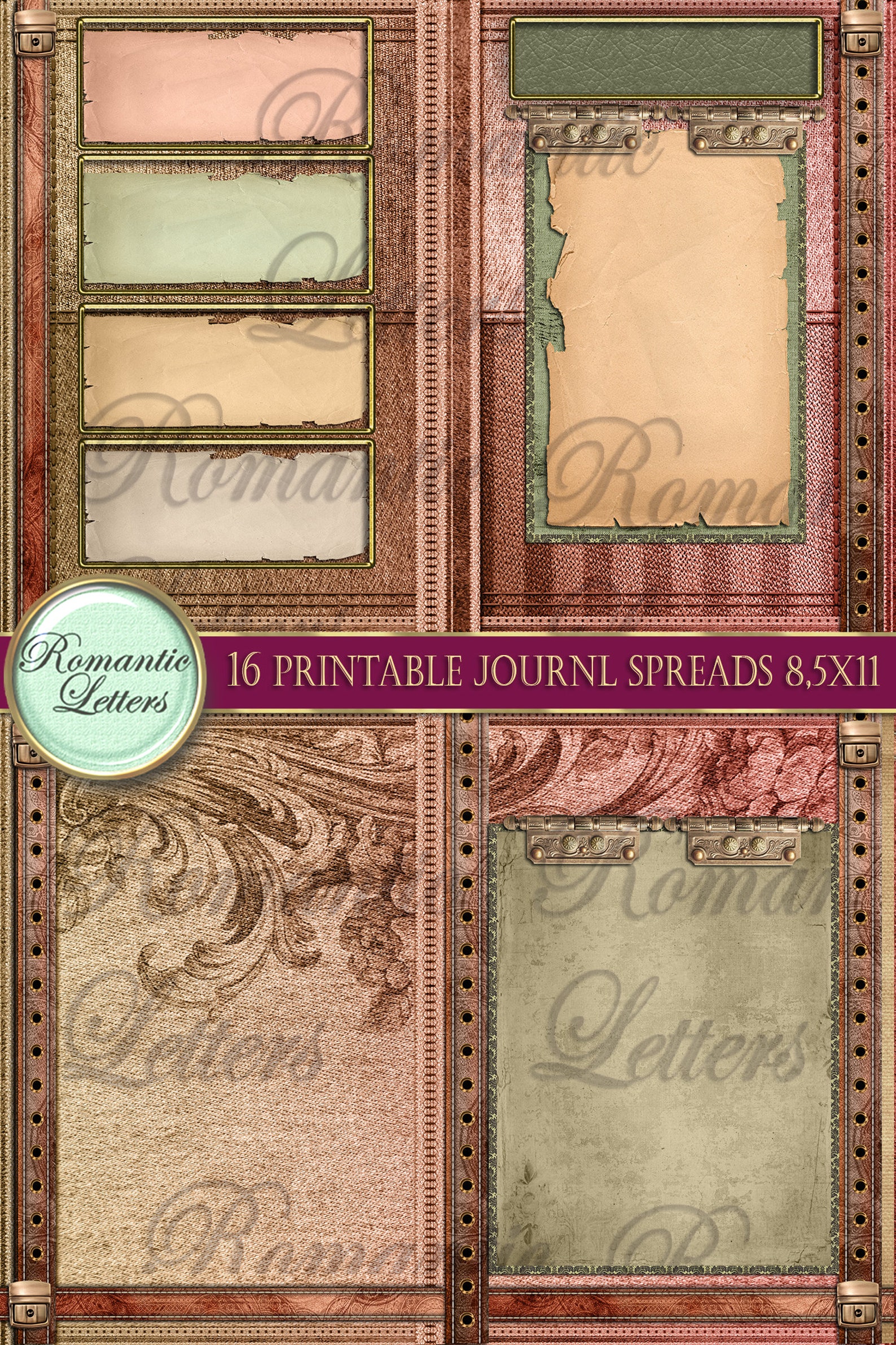 Digital Paper Pack Scrapbook Background Paper Digital Printable Paper ...
