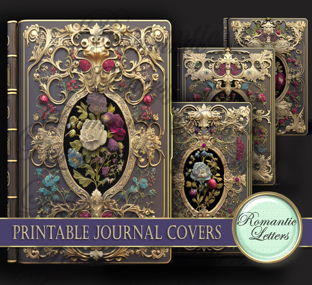 Printable Journal Covers Digital Scrapbooking Printable Junk Journal ...