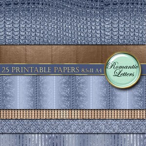 Digital Printable Scrapbook Paper Pack Printable Craft Paper A4 8.5 X ...