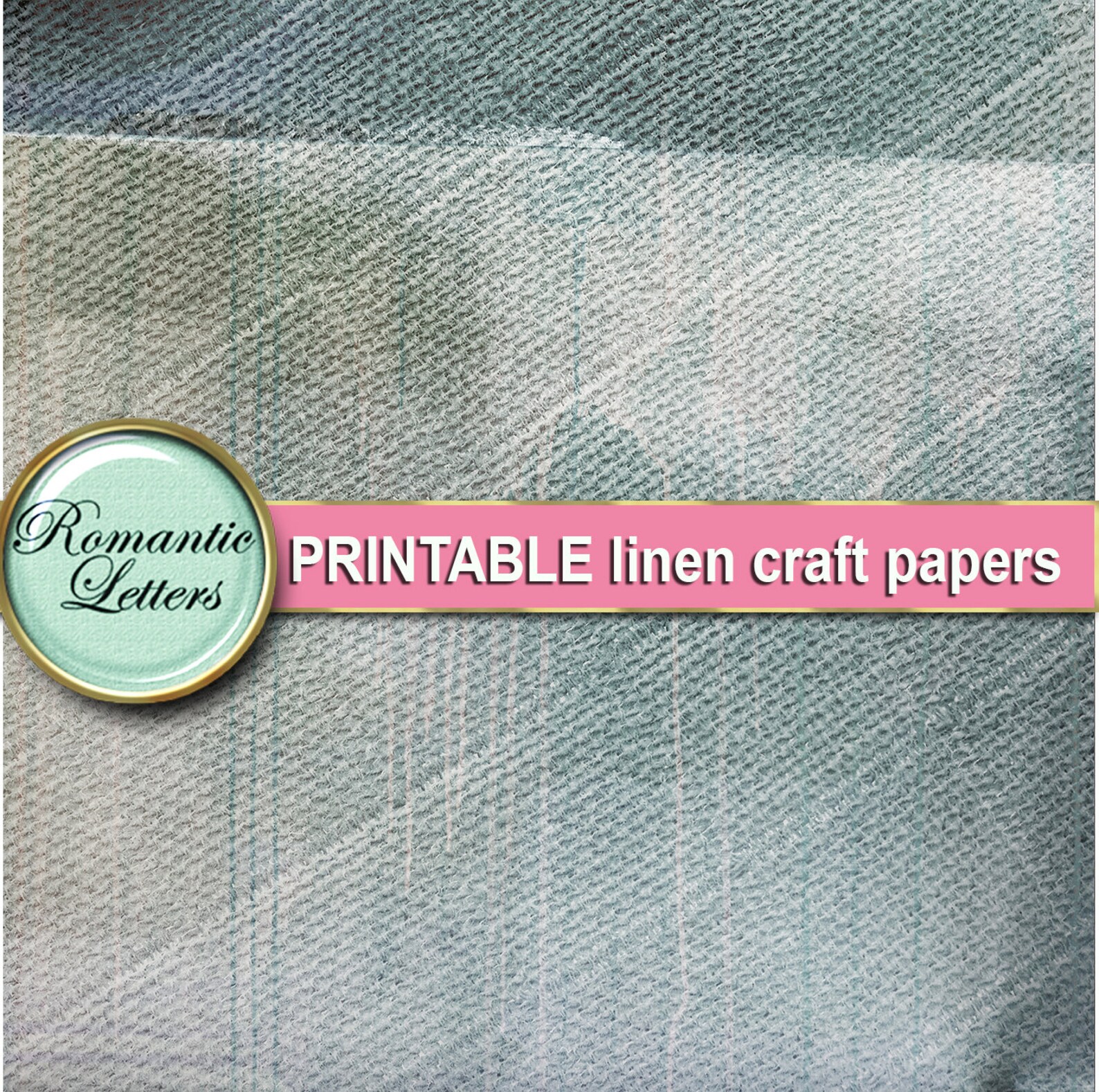 Digital Linen Texture Printable Craft Paper Digital Scrapbook - Etsy