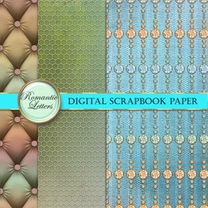 Printable Scrapbook Album Paper Digital Printable Junk Journal Paper ...