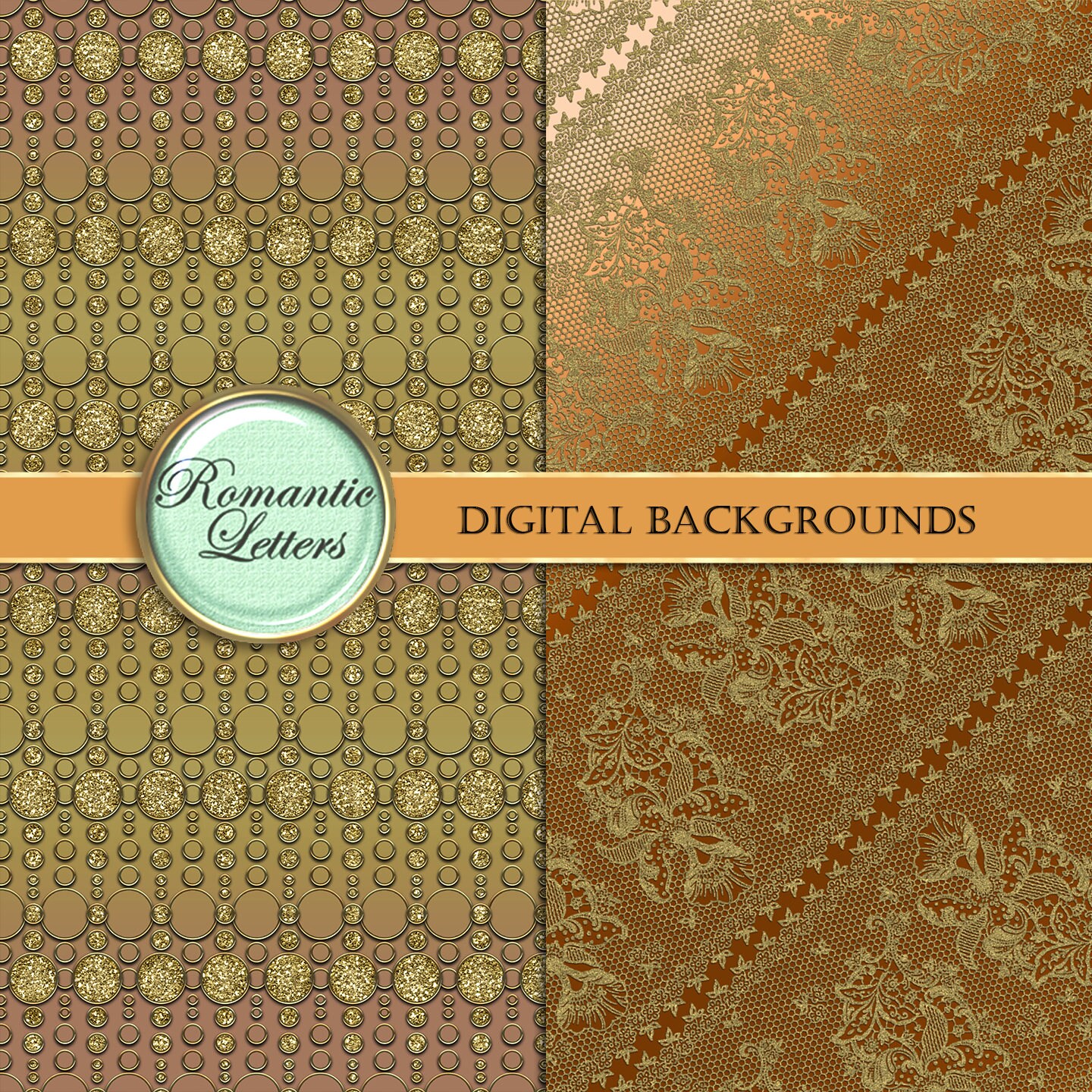 Digital paper pack gold texture digital scrapbook paper gold | Etsy