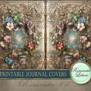 Printable Journal Covers Digital Scrapbooking Printable Junk Journal ...