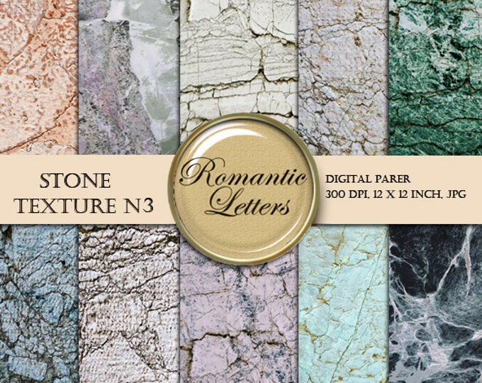 Marble Stone Texture Marble Digital Paper Pack Digital Scrapbook ...