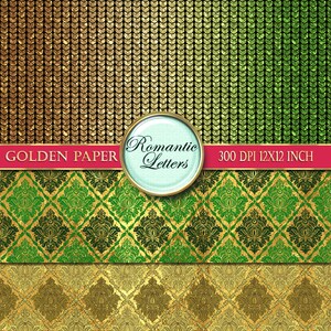 Digital Damask Digital Printable Paper Pack Digital Scrapbook Digital ...