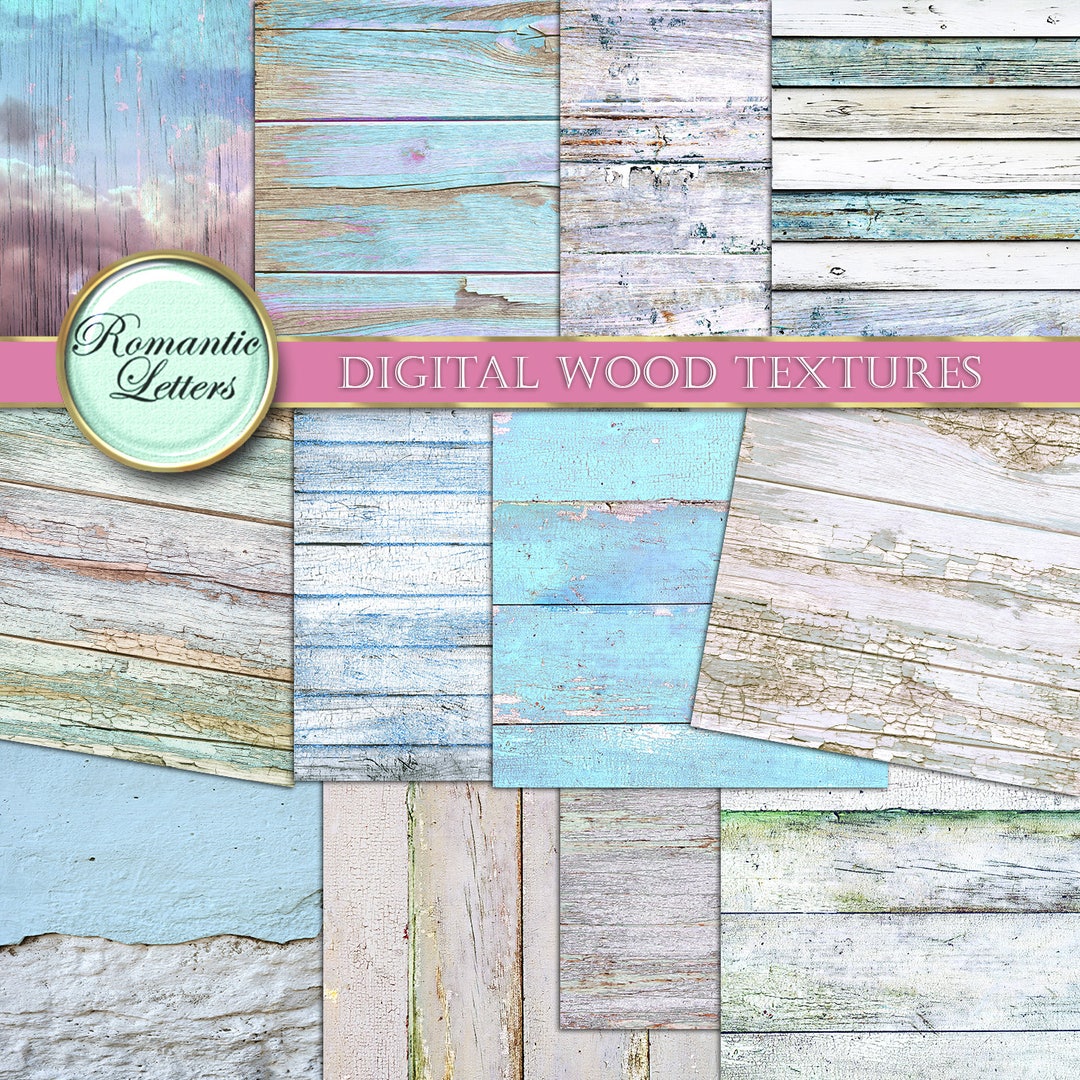 Digital Paper Background Wood Texture Wood Digital Scrapbook Paper Wood ...
