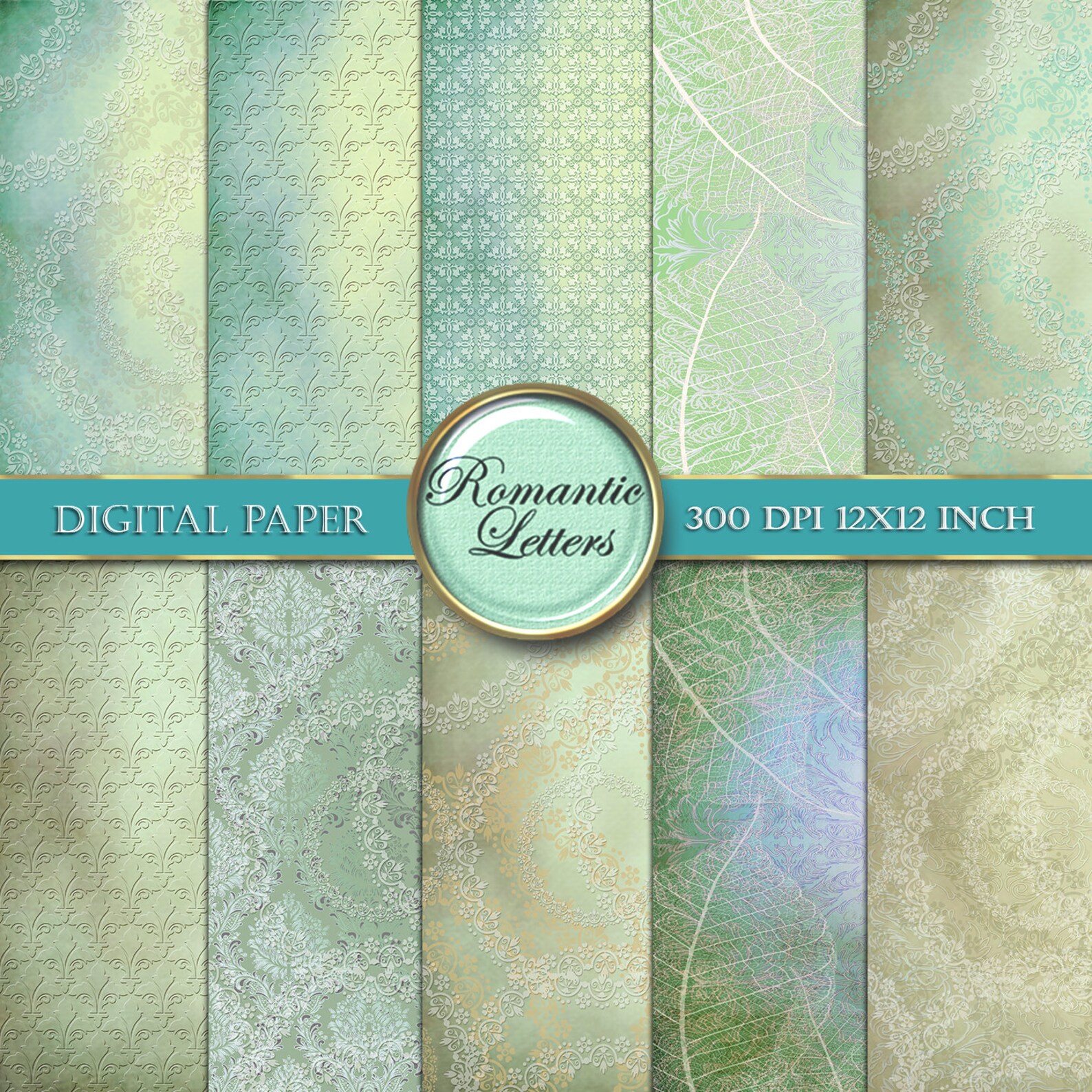 Digital Wedding Scrapbook Paper Pack Digital Scrapbook - Etsy