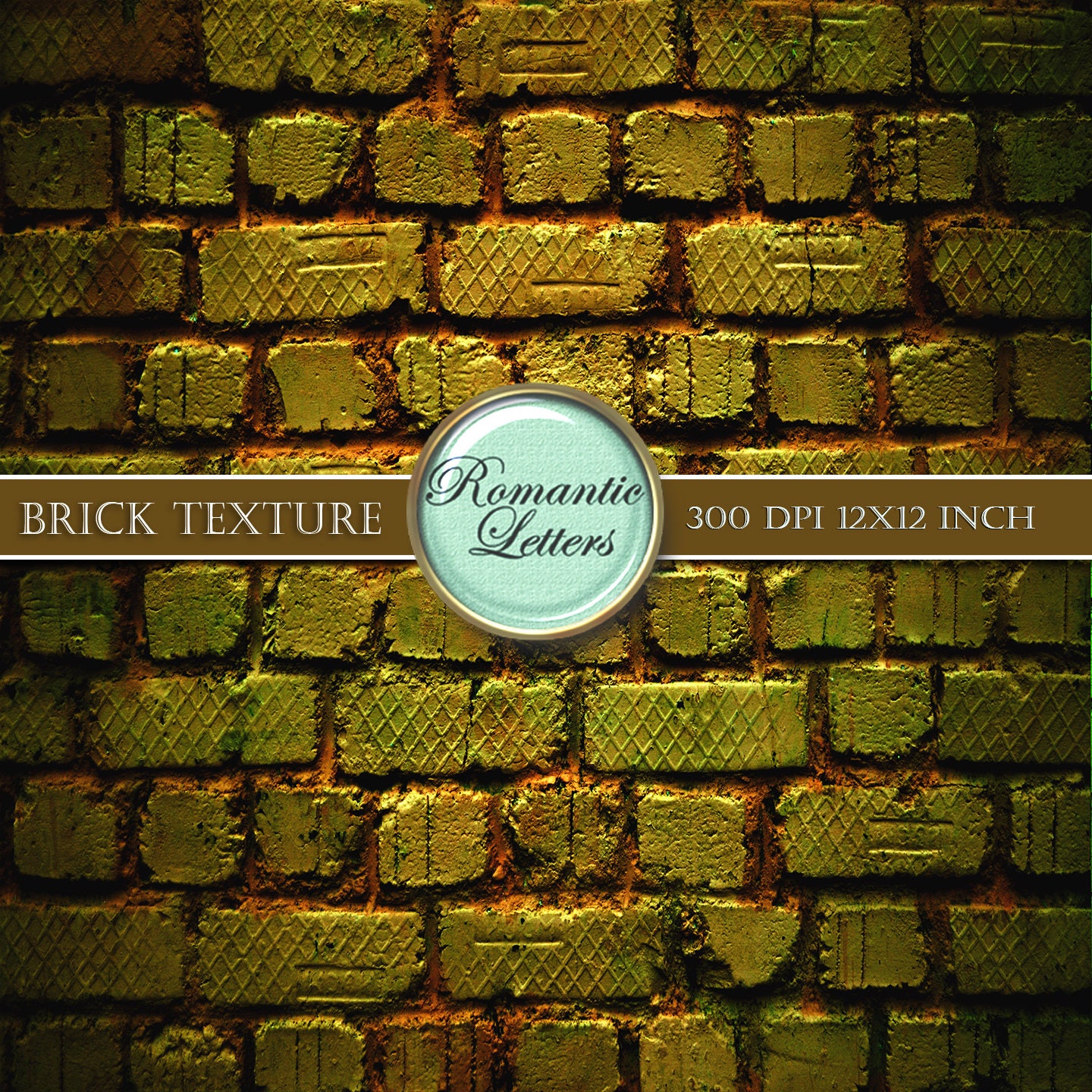 Brick wall digital scrapbook paper pack brick wall texture | Etsy