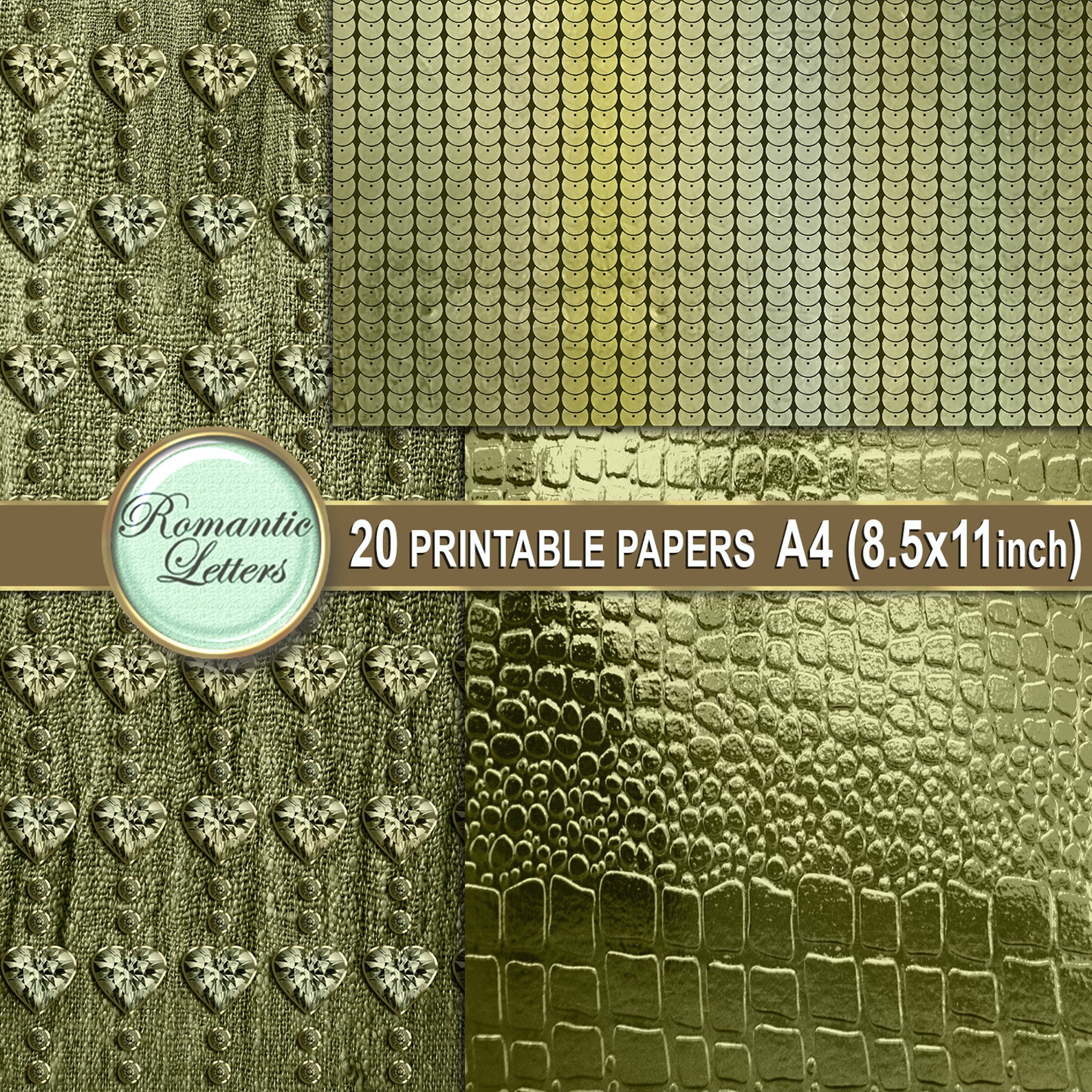 Digital printable scrapbook paper pack journal pages | Etsy
