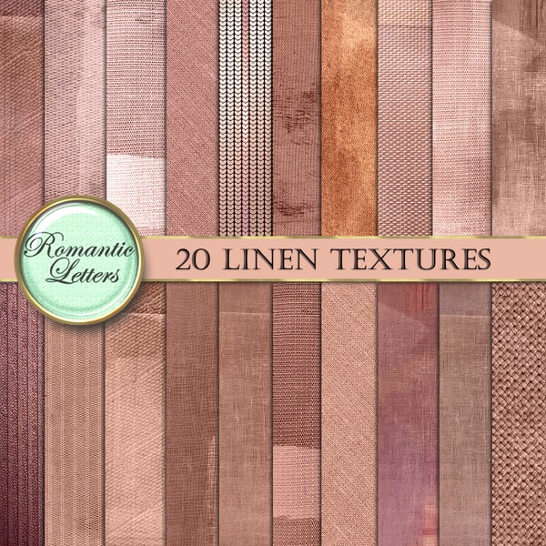 Burlap Digital Paper - Etsy