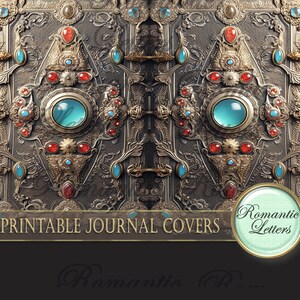 Printable Journal Covers Digital Scrapbooking Paper Printable Junk ...