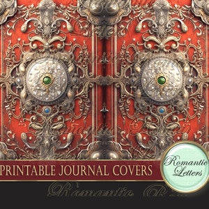 Printable Journal Covers Digital Scrapbooking Paper Printable Junk ...
